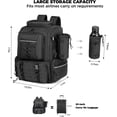 WANOON Fishing Backpack 45L Waterproof with Insulated Bait Pocket & 4 ...