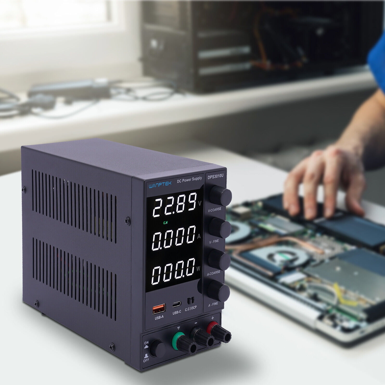 WANPTEK DPS3010U DC Power Supply 300W 0-10A 0-30V Switch Adjustable Digital Power Supply ...