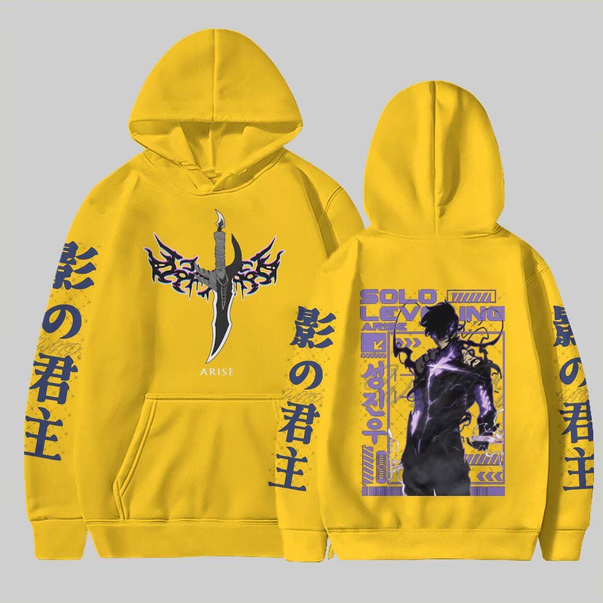 WANQIANG 2025 Anime Hoodie Full Of Charm Solo Leveling Man Woman Sung ...