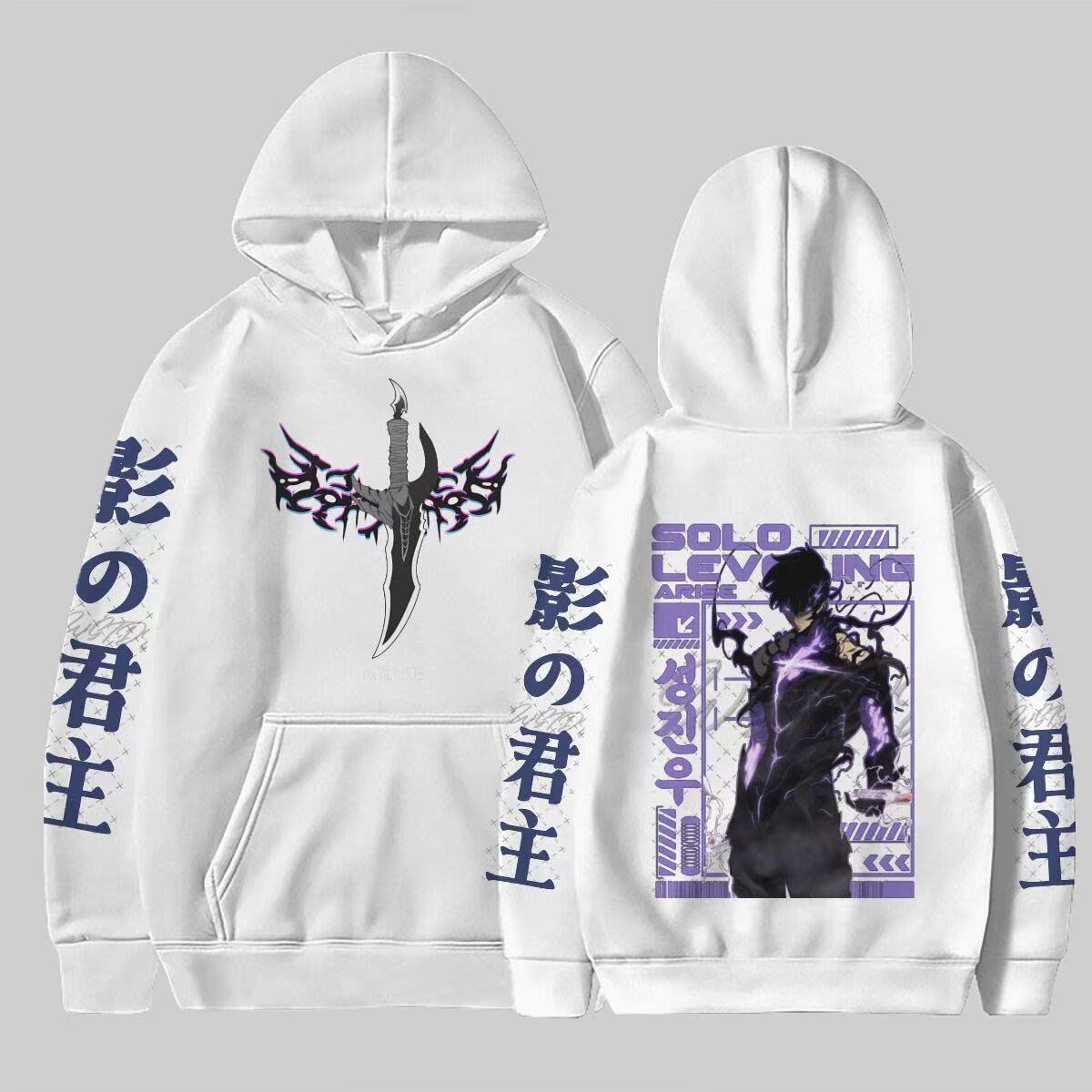 WANQIANG 2025 Anime Hoodie Full Of Charm Solo Leveling Man Woman Sung ...