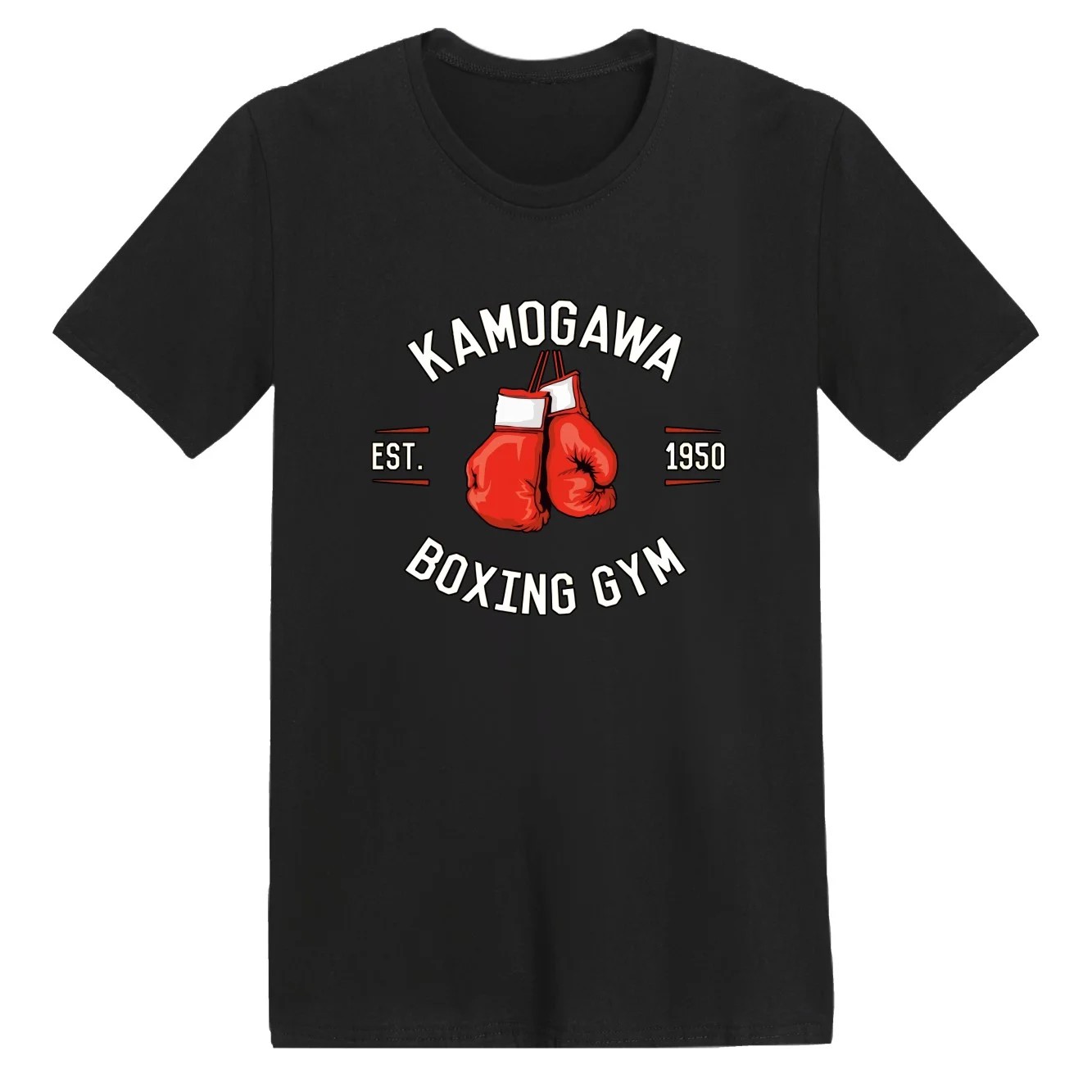 WANQIANG Hajime No Ippo Kamogawa Boxing Gym T-Shirt Crewneck Short ...