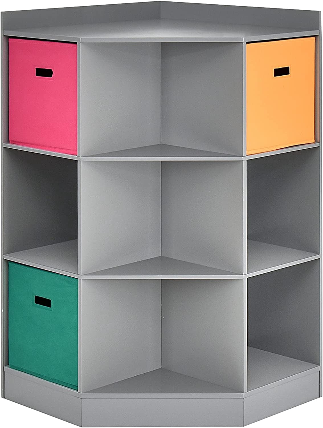 WANSHUN Kids Toy Storage Organizer, 9-Cubby Toy Bin Organization ...
