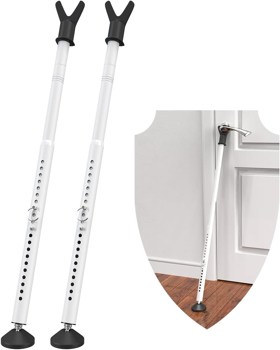 WANSHUN Sliding Door Stoppers Security Bar,Adjustable Front Door ...