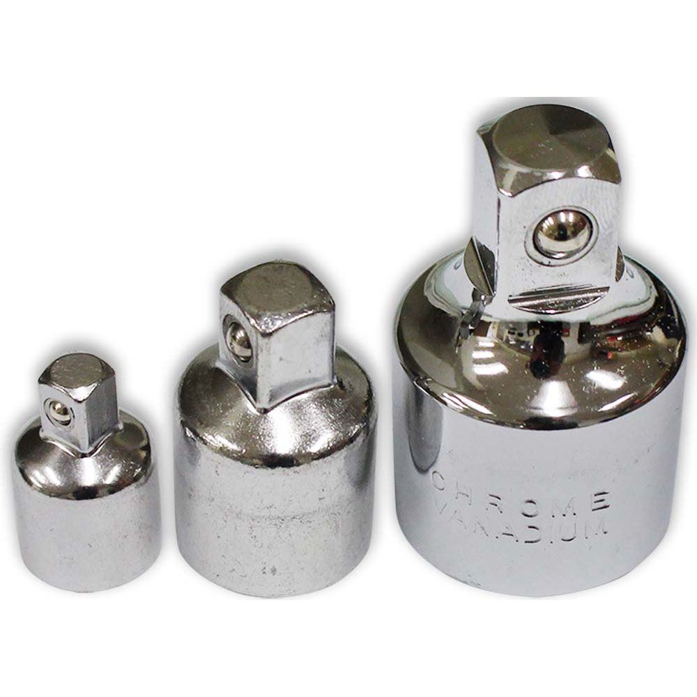 WANSON Socket Reducer Set | Dual Measurement: 3/8" to 1/4" , 1/2" to 3/ ...