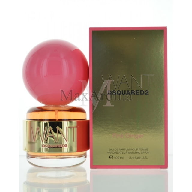 WANT PINK GINGER * Dsquared2 3.4 oz / 100 ml Eau De Parfum Women ...