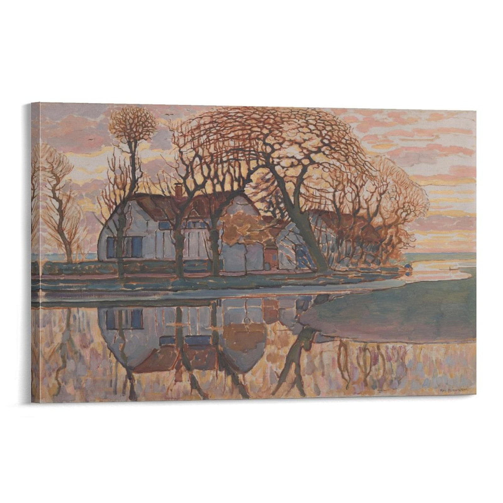 WANYING Piet Mondrian Farm near DuivendrechtPrinting Oil Painting ...