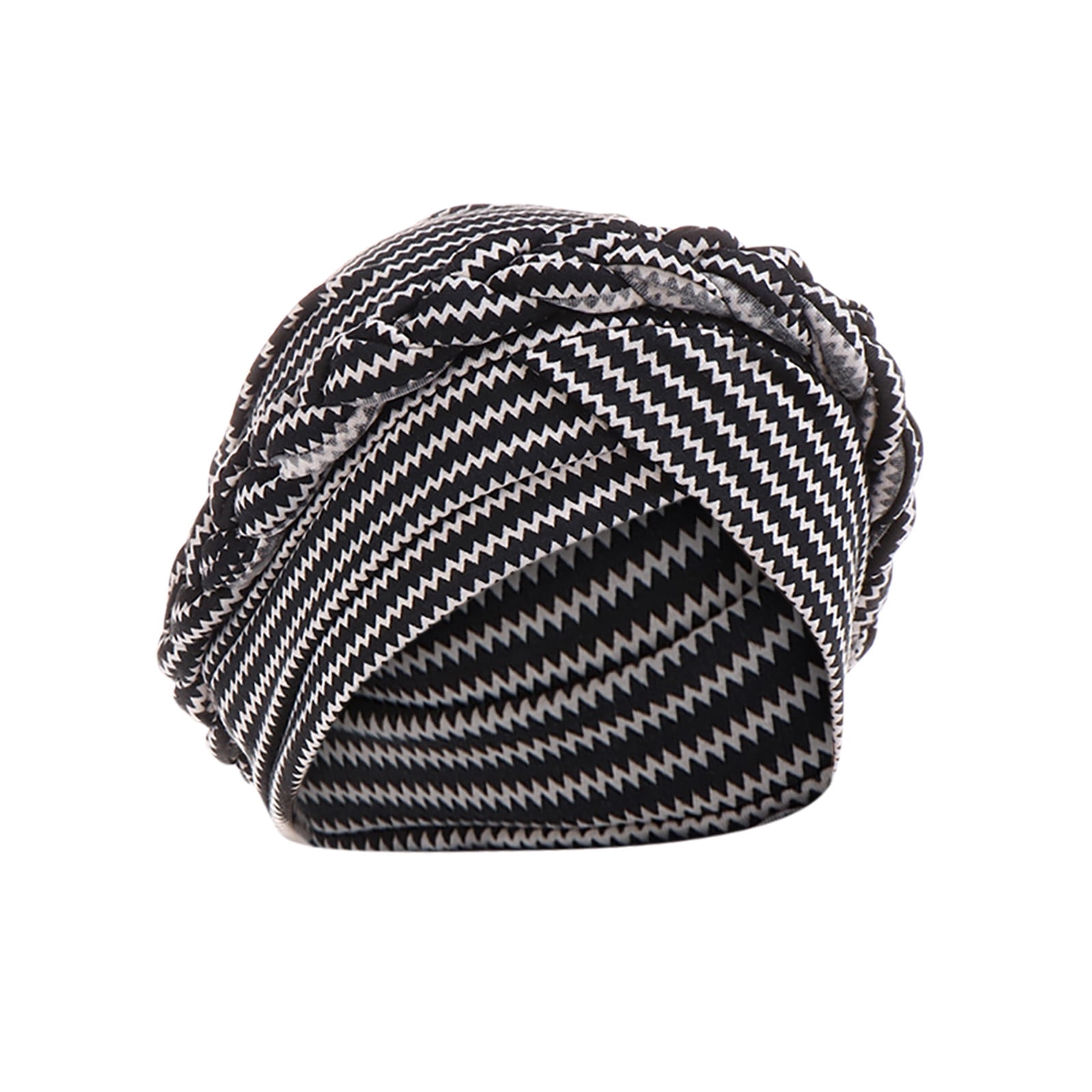 WANYNG Women Print India Hat Ruffle Cancer Chemo Hat Beanie Wrap Cap ...