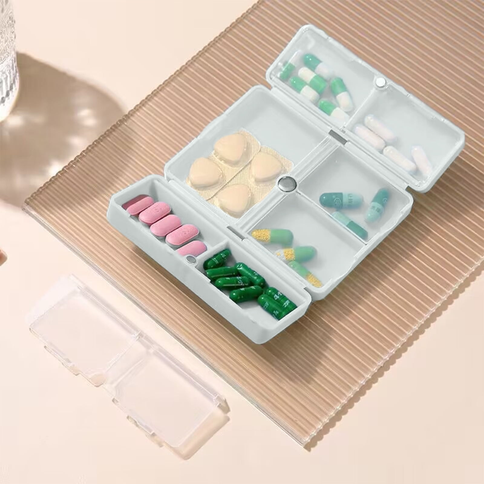 WANYR Vitamin Organizer Box - Premium Multi-Compartment Vitamin Storage ...