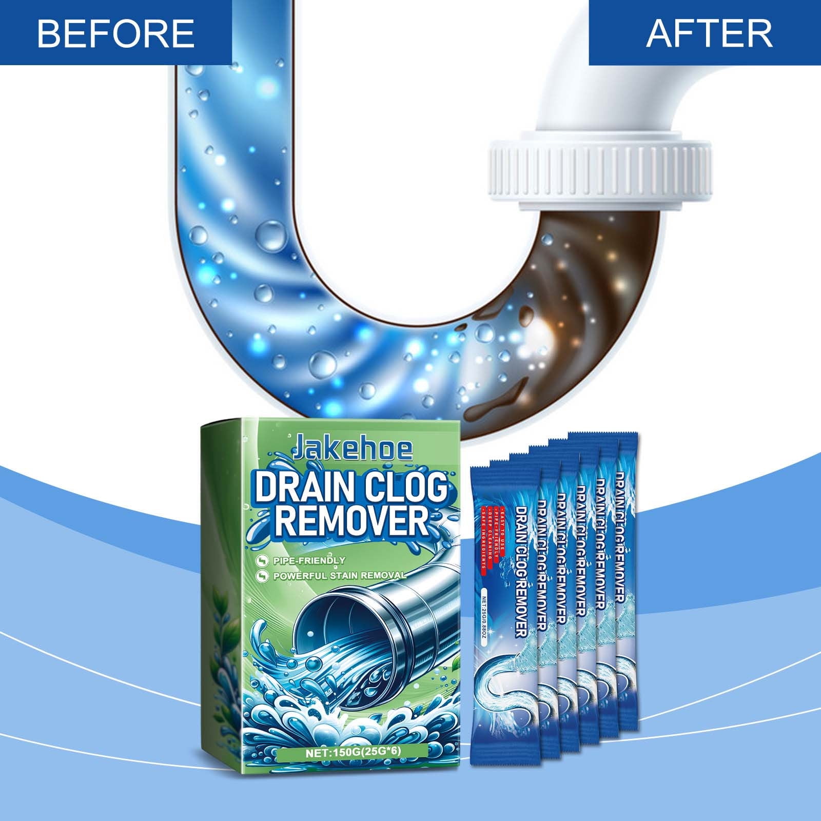 WANYR cleaner,Pipe Maintenance Cleaning Powder Powerful Dissolving ...