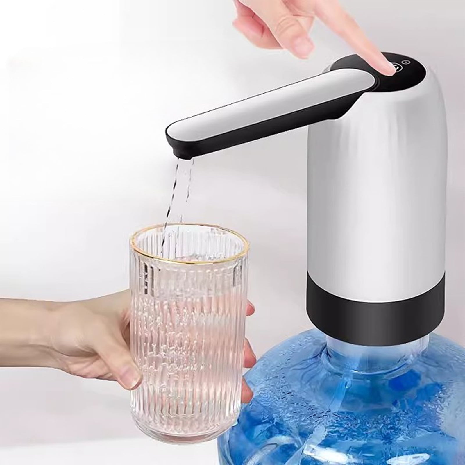 WANYR kitchen essentialsUSB Charging Bottled Water Pump Electric Water ...