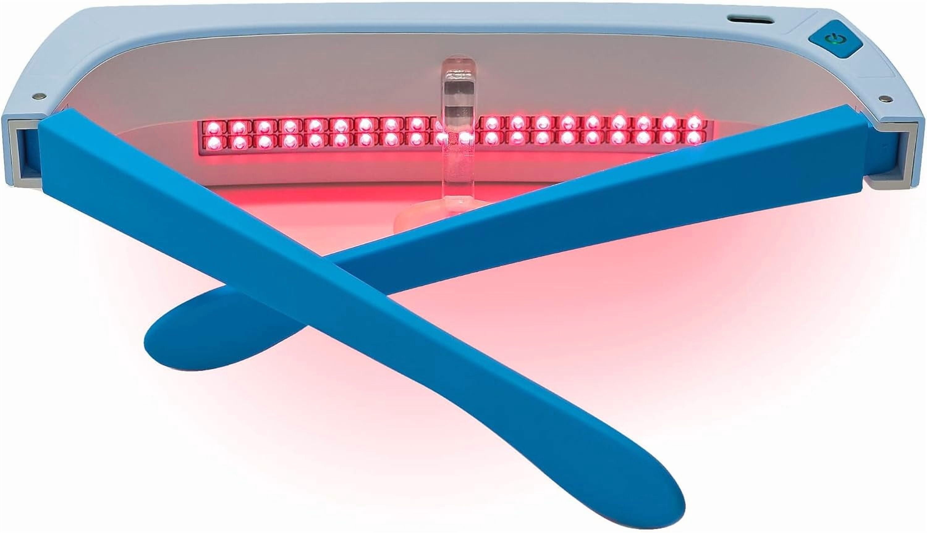 WAOHAM 670nm Red Light Therapy Glasses for Eye Health, Wearable Eye ...