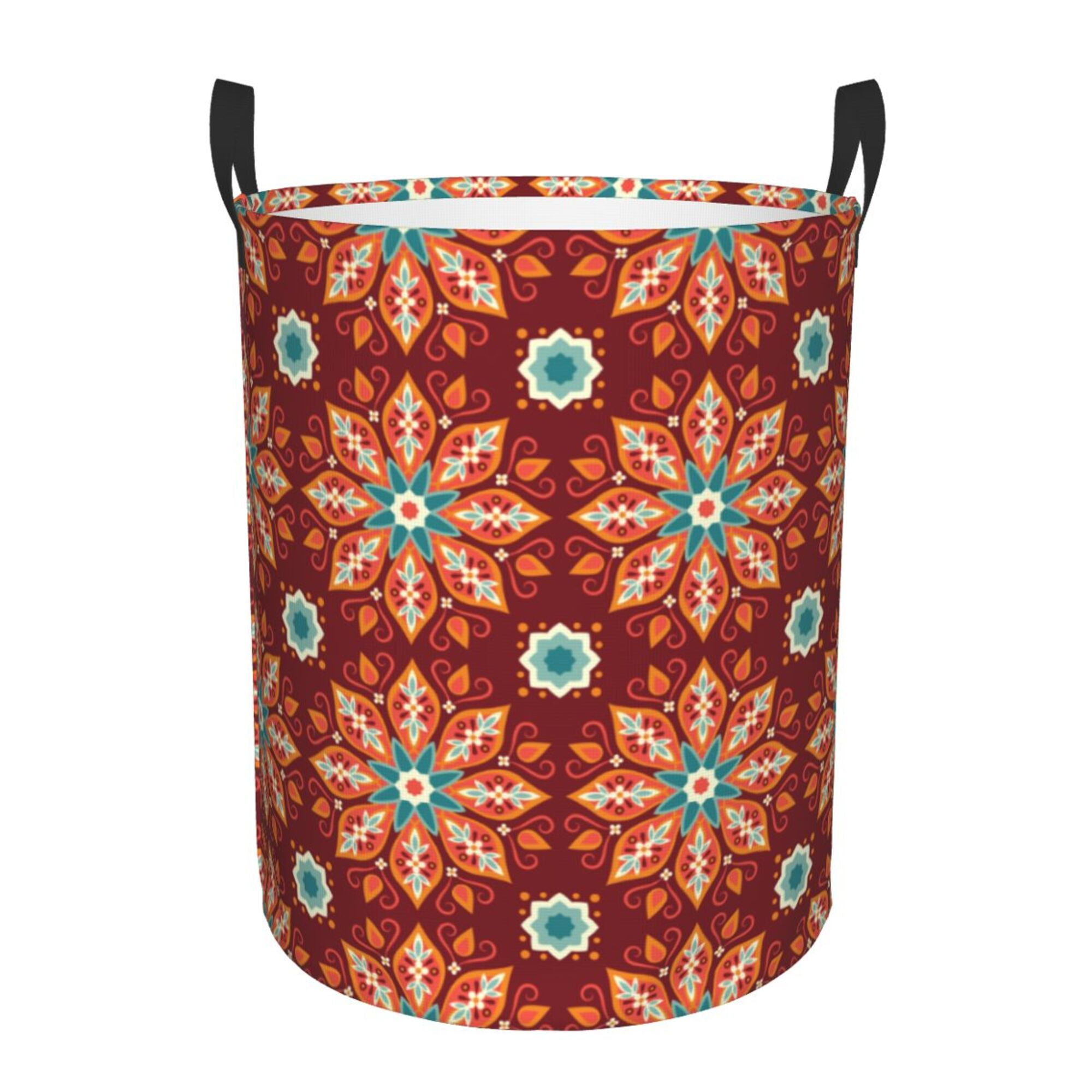 WARHOOME Collapsible Laundry Hamper with Handles, Waterproof Circular ...