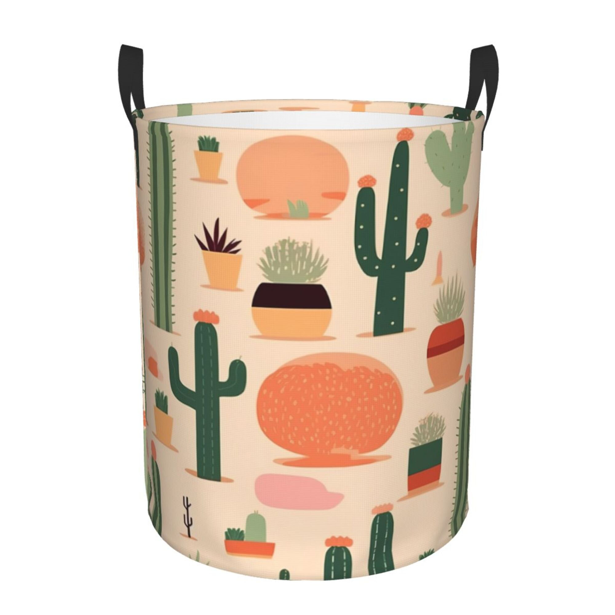 WARHOOME Collapsible Laundry Hamper with Handles, Waterproof Circular ...