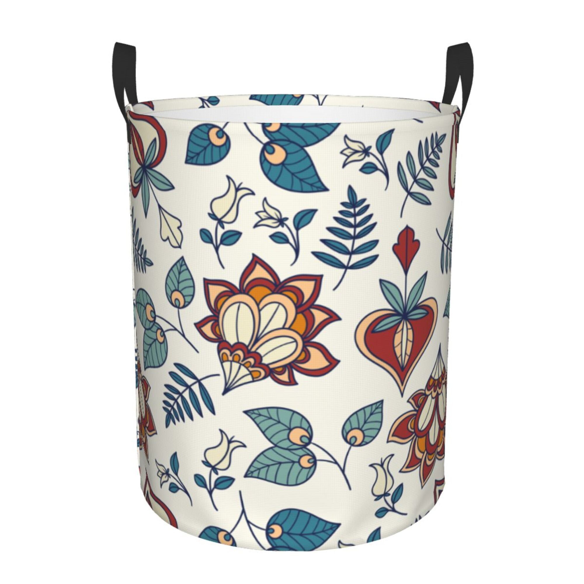 WARHOOME Collapsible Laundry Hamper with Handles, Waterproof Circular ...