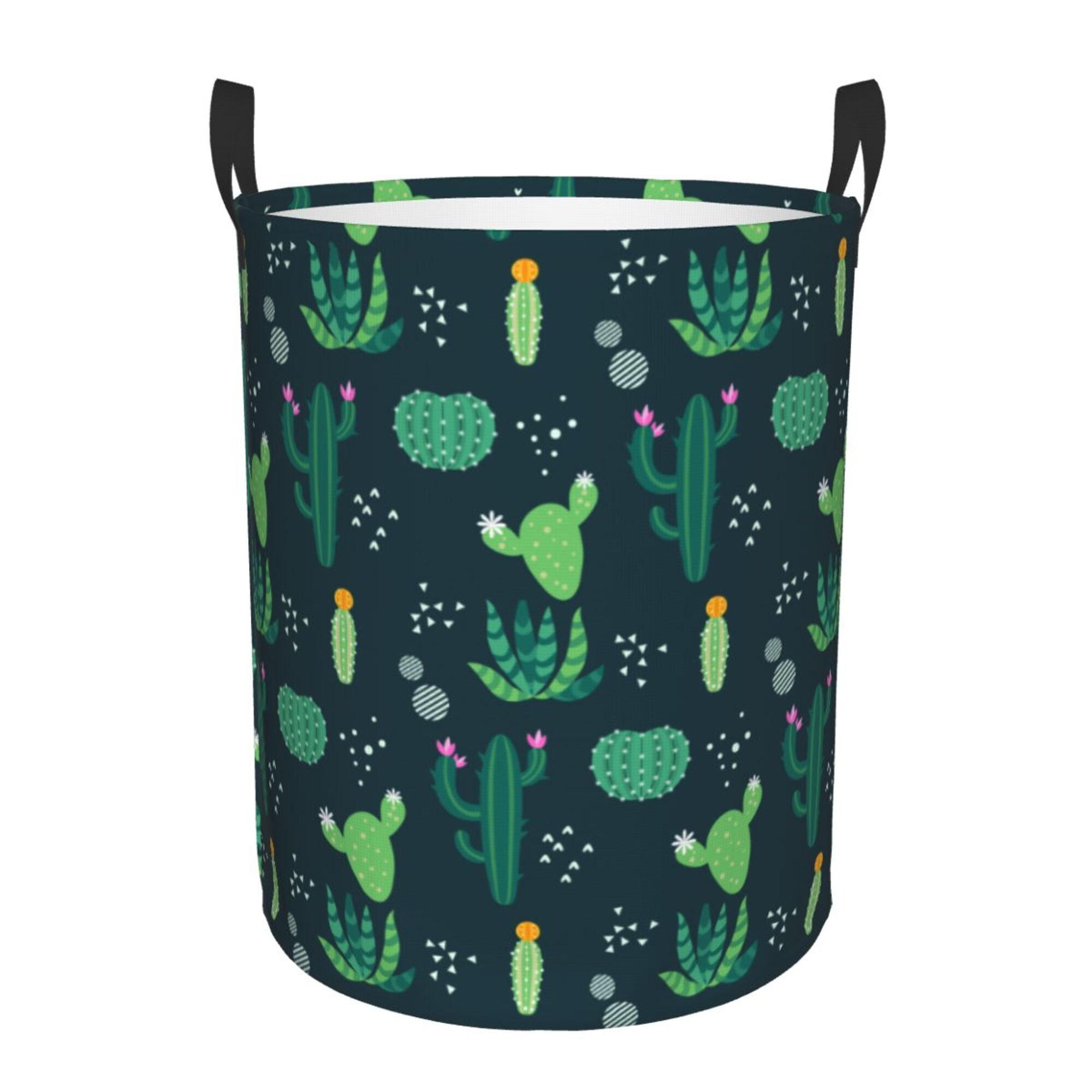 WARHOOME Collapsible Laundry Hamper with Handles, Waterproof Circular ...