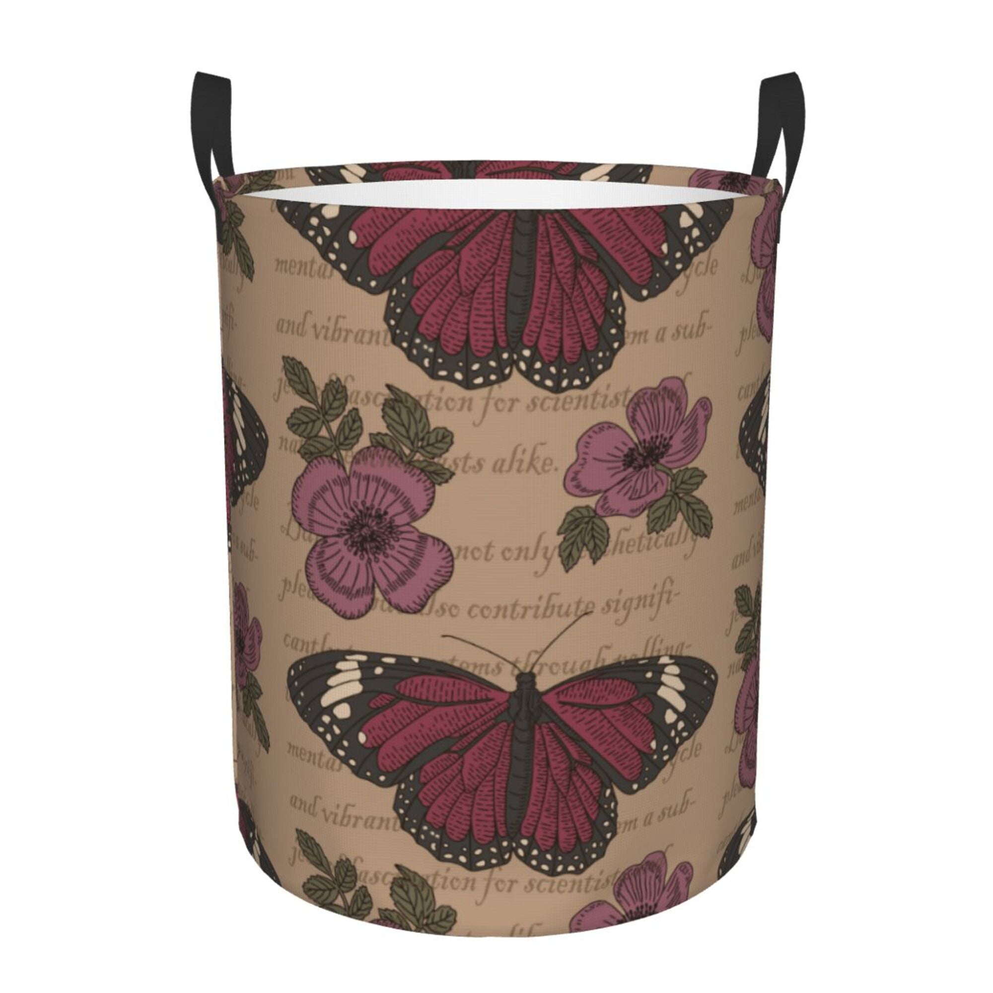 WARHOOME Collapsible Laundry Hamper with Handles, Waterproof Circular ...