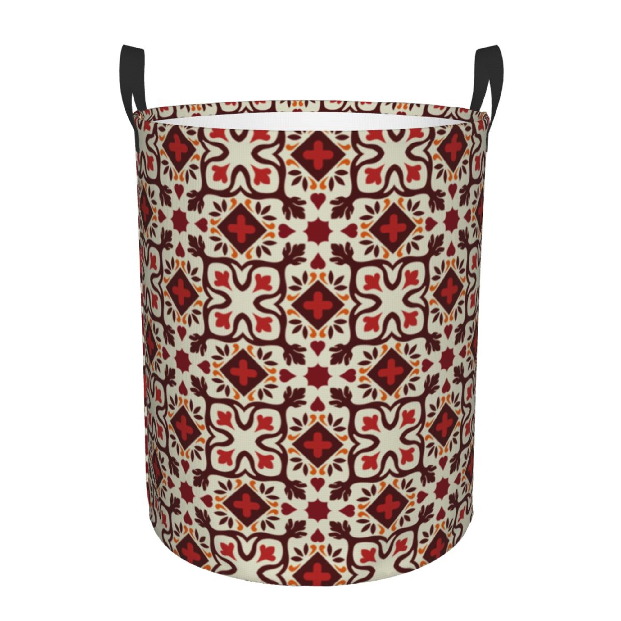 WARHOOME Collapsible Laundry Hamper with Handles, Waterproof Circular ...