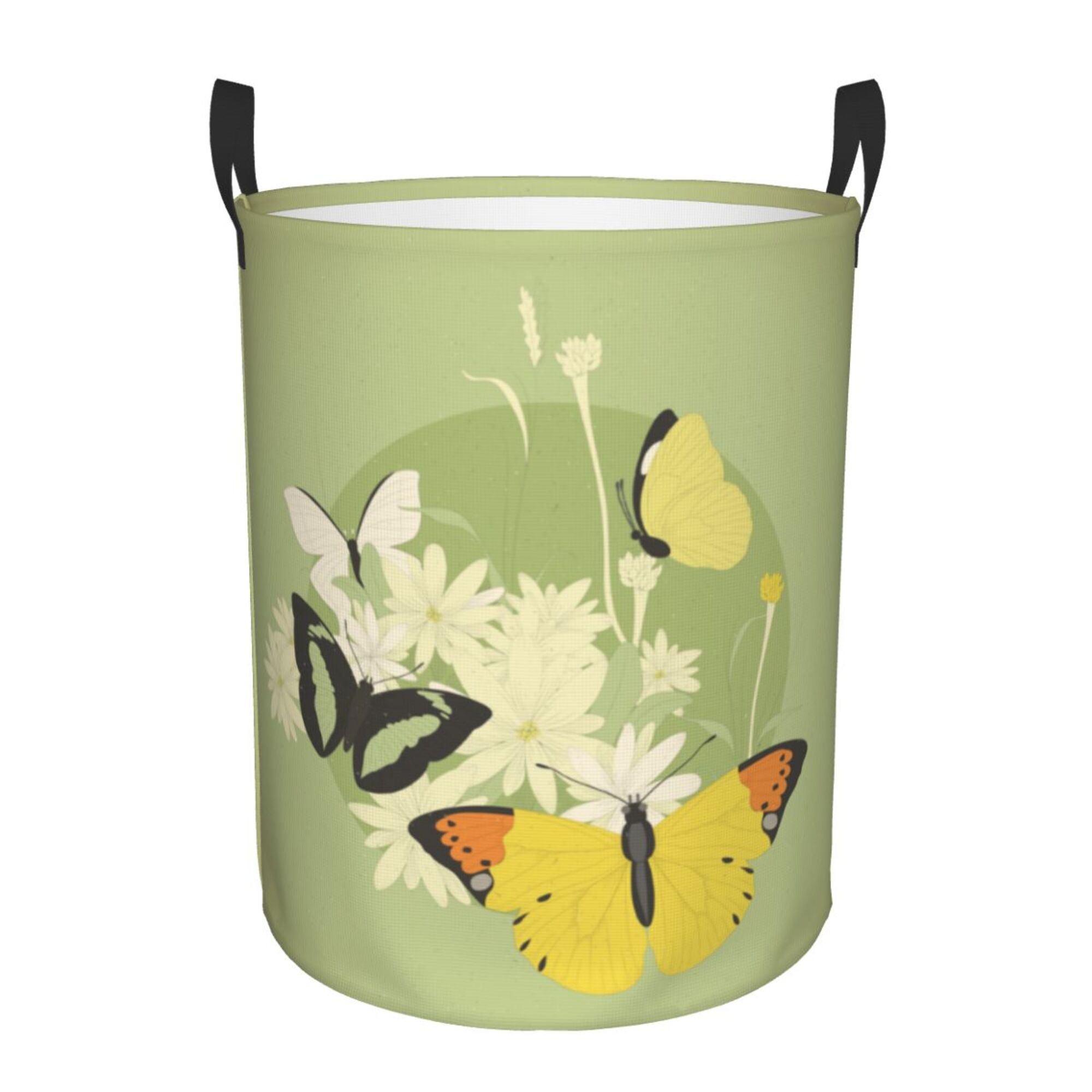 WARHOOME Collapsible Laundry Hamper with Handles, Waterproof Circular ...