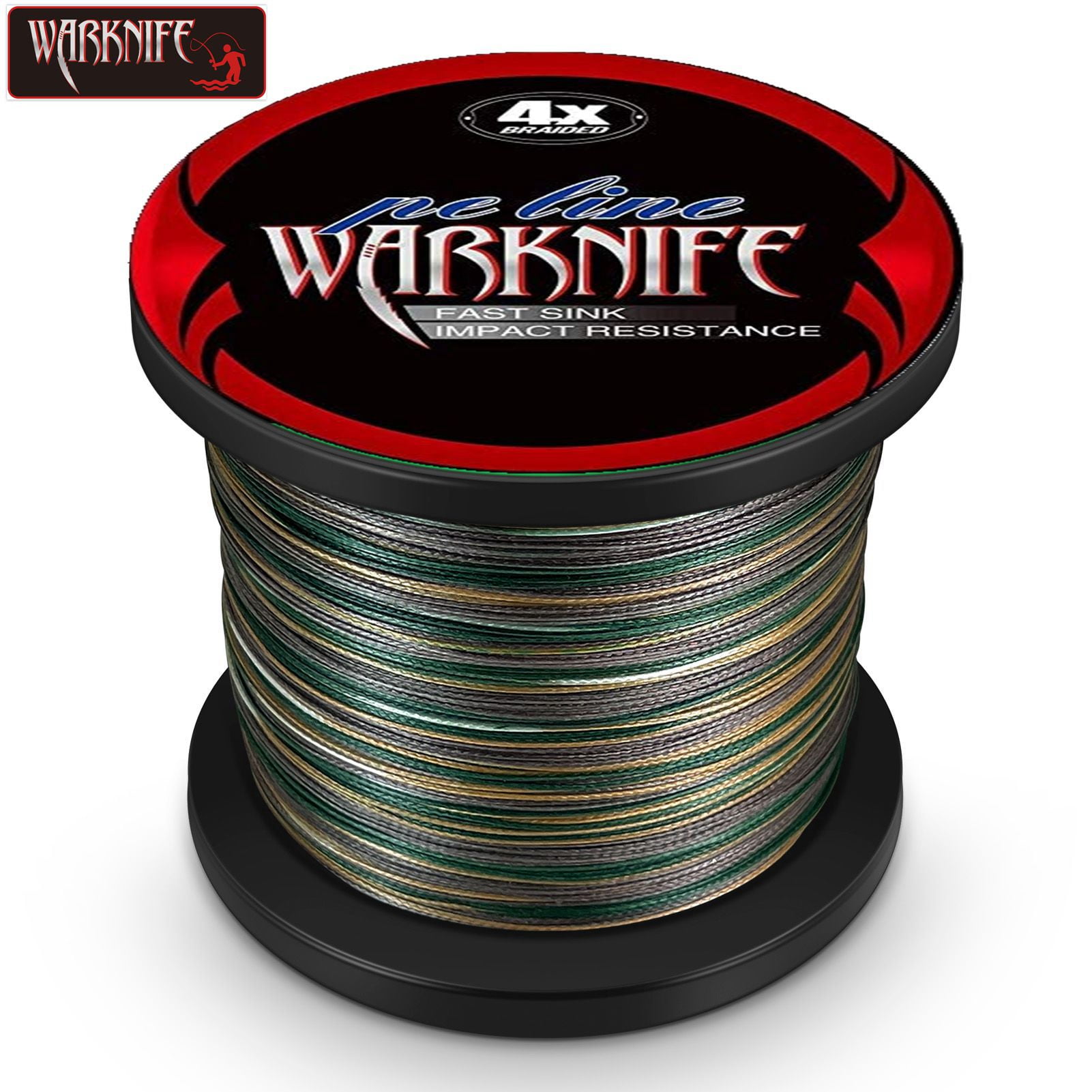 WARKNIFE Braided Fishing Line, Strong Power, Great Abrasion Resistance ...