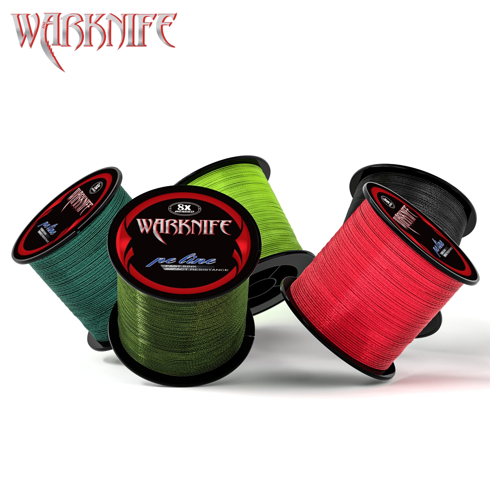 WARKNIFE Not Fade Braided Fishing Line 100%PE Braid Extreme ...