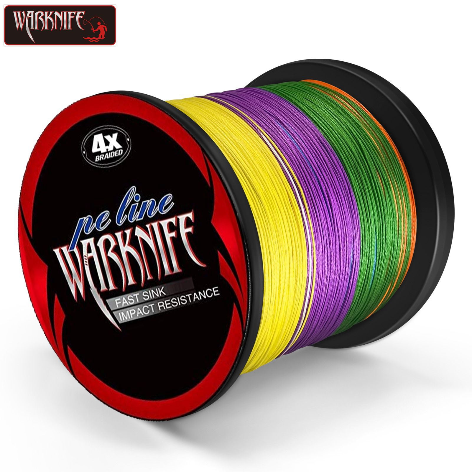 WARKNIFE Super Strong 300M 328 Yard PE Braided Fishing Line 6LB-100LB ...