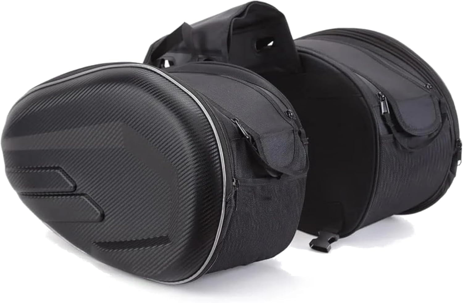 WARLION Motorcycle Saddlebags, 36L-58L Expandable Capacity, Motorcycle ...