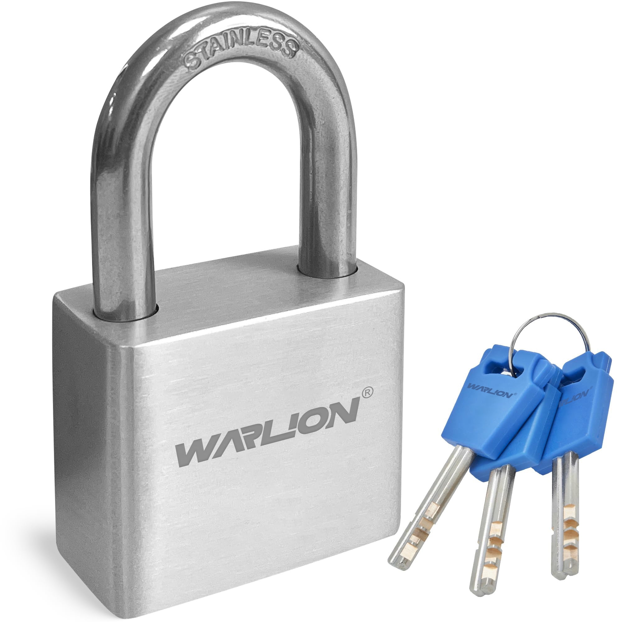 WARLION PDL/40 Heavy Duty Lock with 3 Keys - [Stainless Steel ...