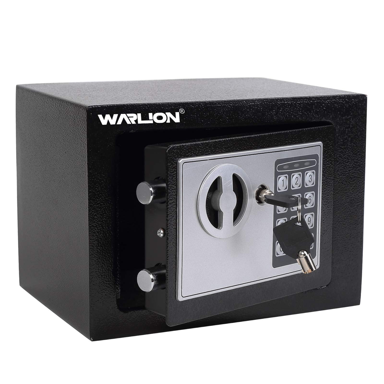 WARLION Electronic Safe Box with Keypad & Keys, Money Lock Boxes ...