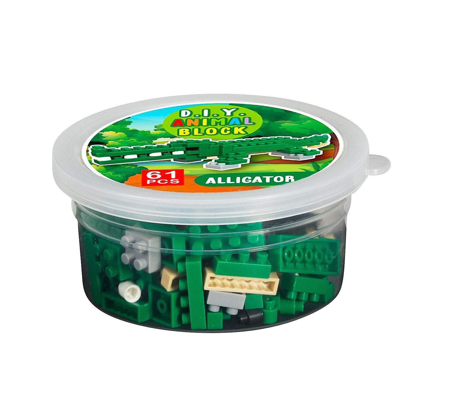 WARM FUZZY Block Animals (Alligator) - Walmart.com