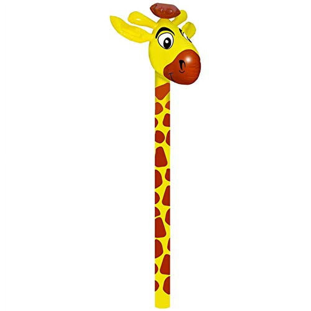 WARM FUZZY Toys (1) Inflatable Animals Stick - Inflatable Giraffe Toys ...