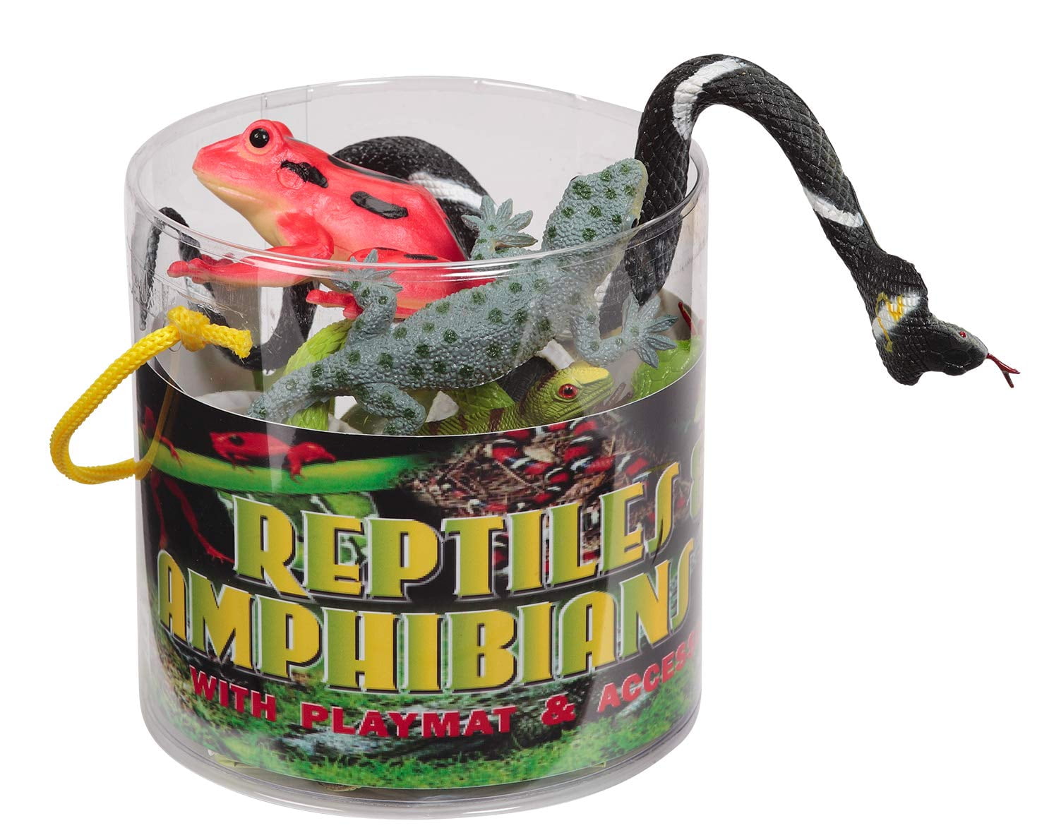 Warm Fuzzy Toys Tub of Figurines with Playmat (Reptile) - Walmart.com