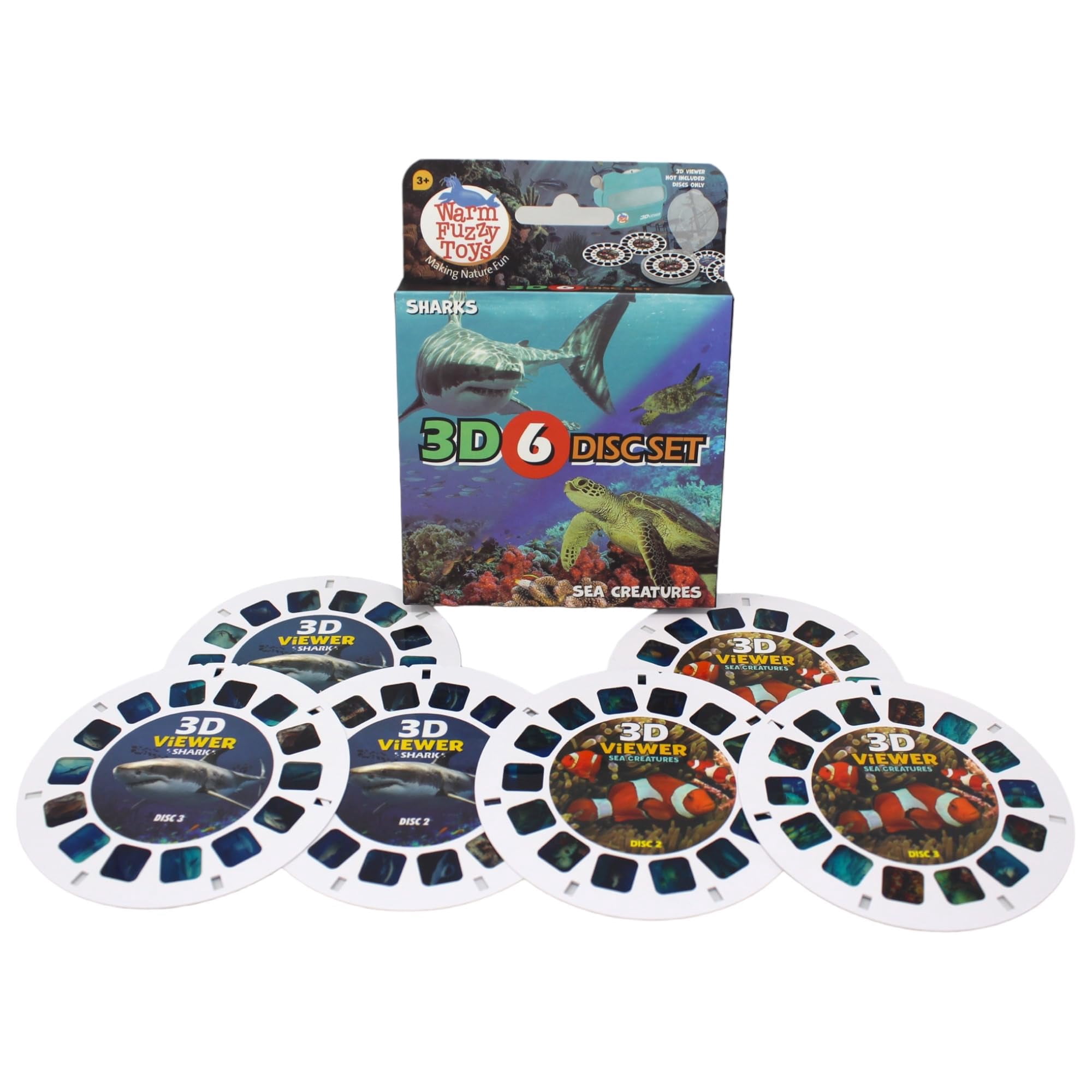 WARM FUZZY Toys Sea and Shark Reels for Viewfinder - Viewfinder Reels ...