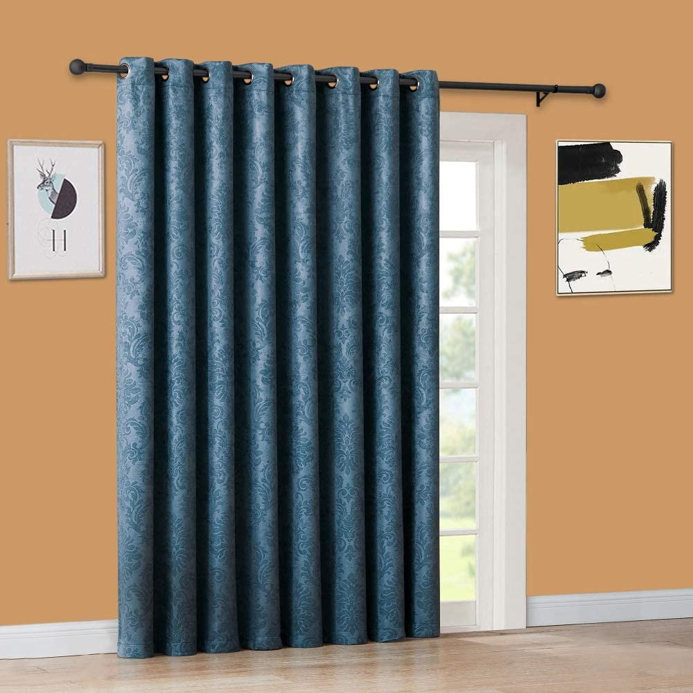 WARM HOME DESIGNS 1 Extra Wide, Extra Long 102" X 96" Panel of Blue ...