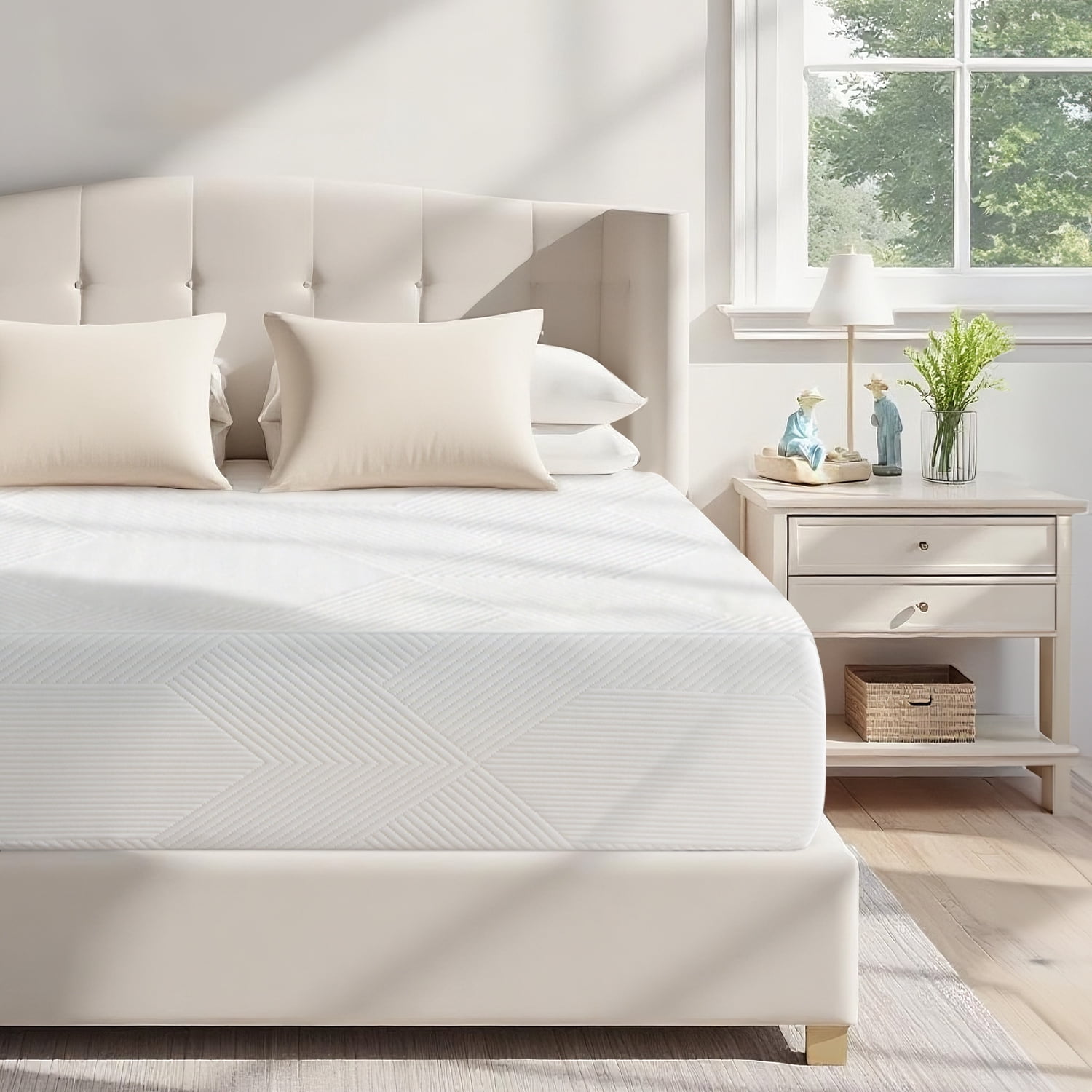 WARMKISS 10 Inch King Cooling Gel Memory Foam Mattress CertiPUR US ...