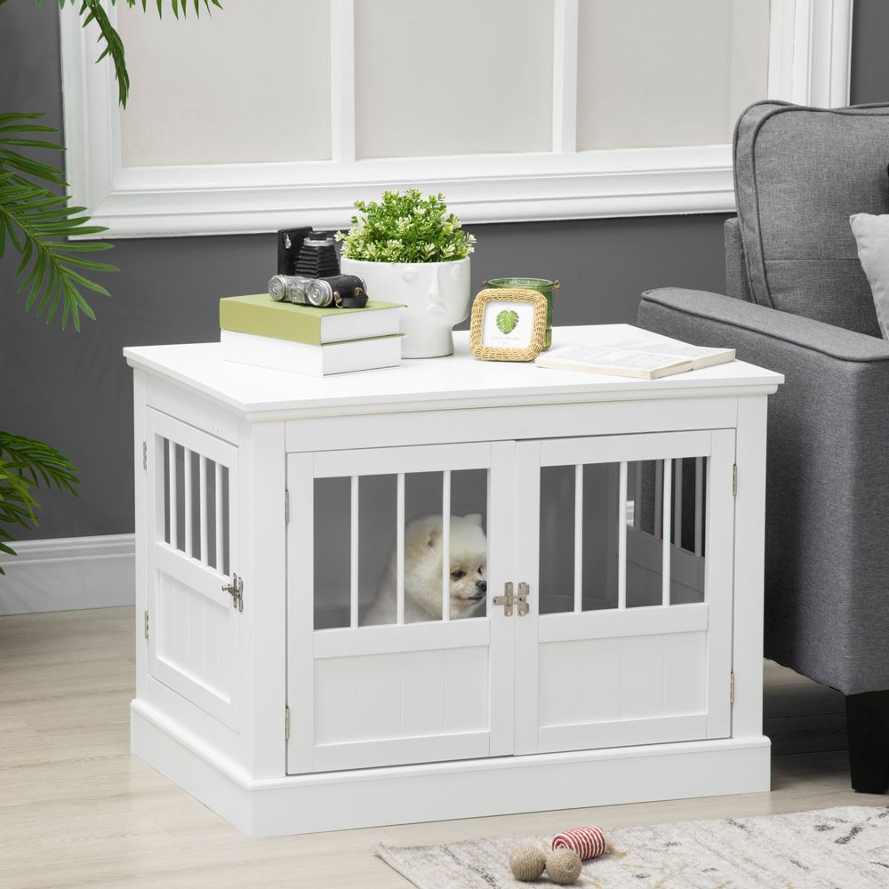 WARMMUSE Dog Crate Furniture, Kennel Table Dog Cage Indoor Dog House ...