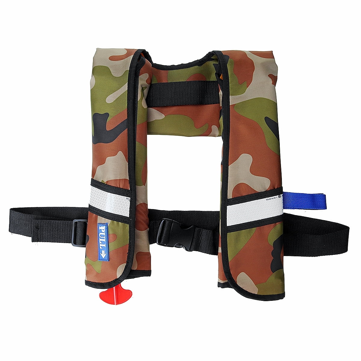 WARMOUNTS Automatic Inflatable Life Jacket w/ 2 Reflectors & Whistle ...