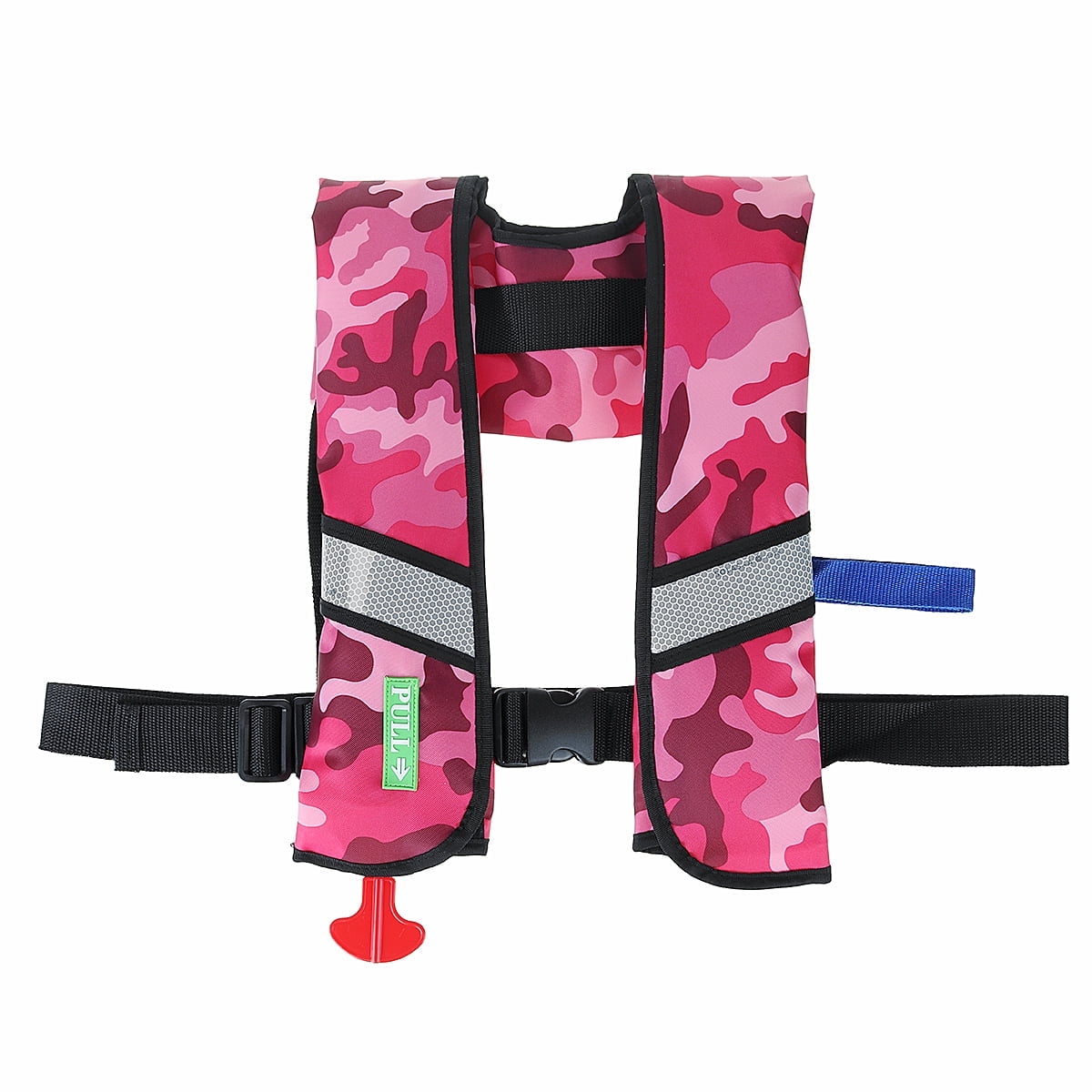 WARMOUNTS Automatic Inflatable Life Jacket w/ 2 Reflectors & Whistle ...
