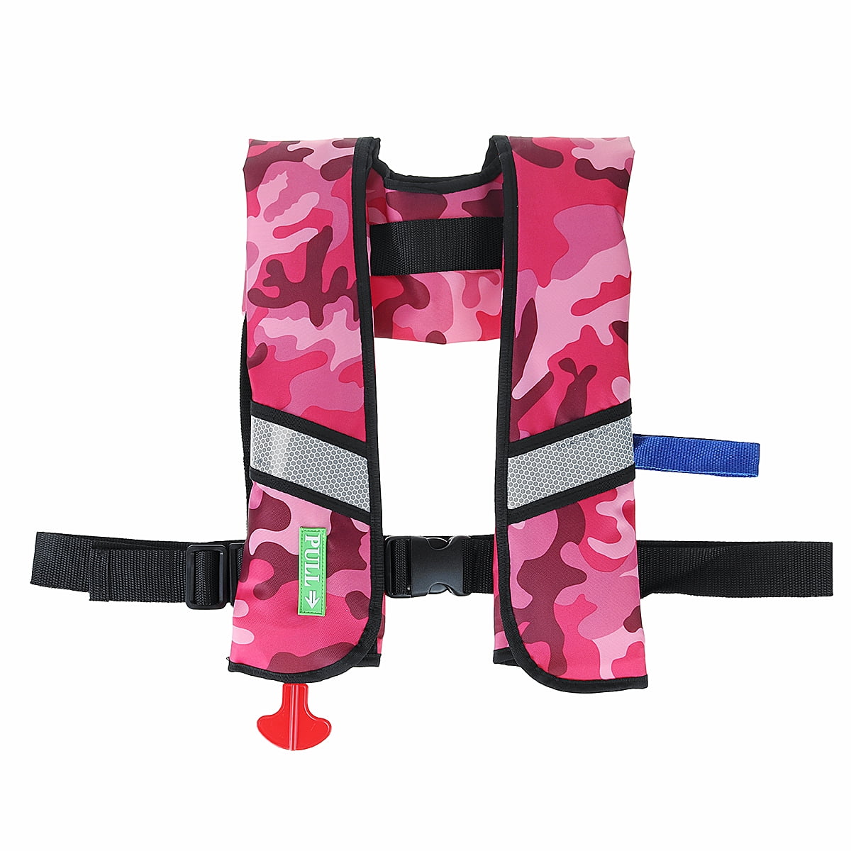 WARMOUNTS Auto-Inflatable Life Jacket, Adult PFD with Reflectors ...