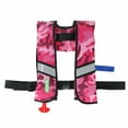 WARMOUNTS Auto-Inflatable Life Jacket, Adult PFD with Reflectors ...
