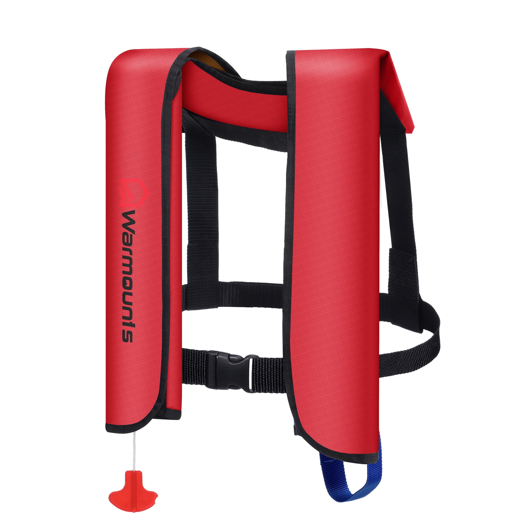 WARMOUNTS Automatic Inflatable Life Jacket with Whistle, Adult PFD ...