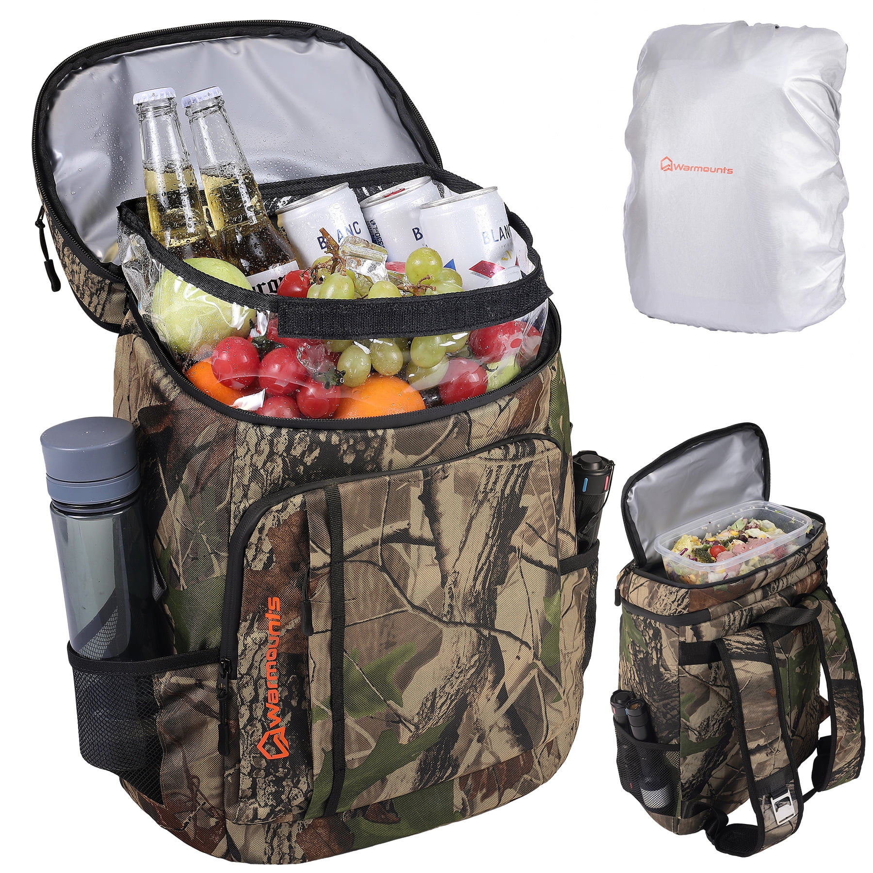 Warmounts Backpack Cooler 36 Cans Insulated Soft Cooler with Cover ...