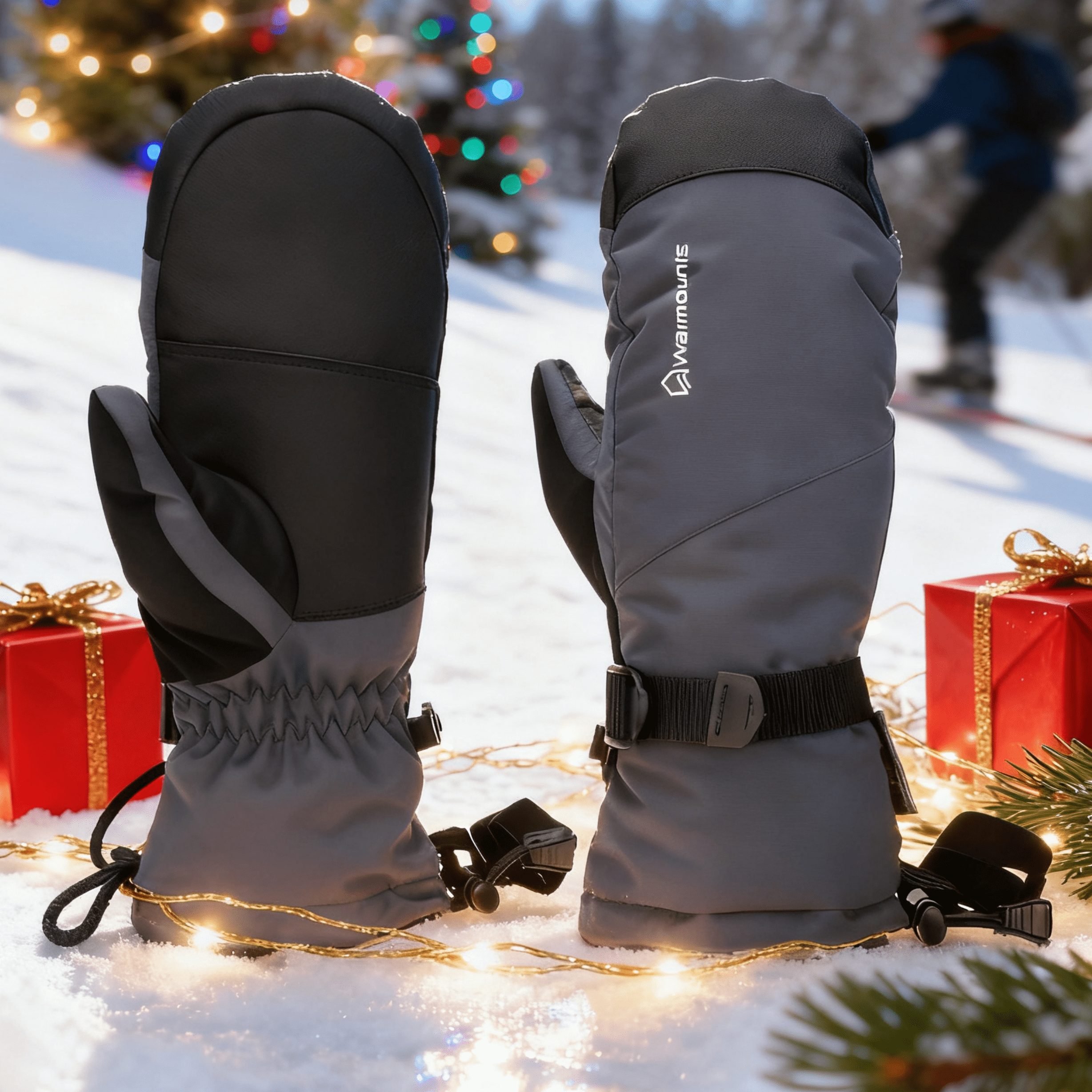 Sefzone Unisex Winter Ski Mittens, 3M Thinsulate, Waterproof, Touch ...