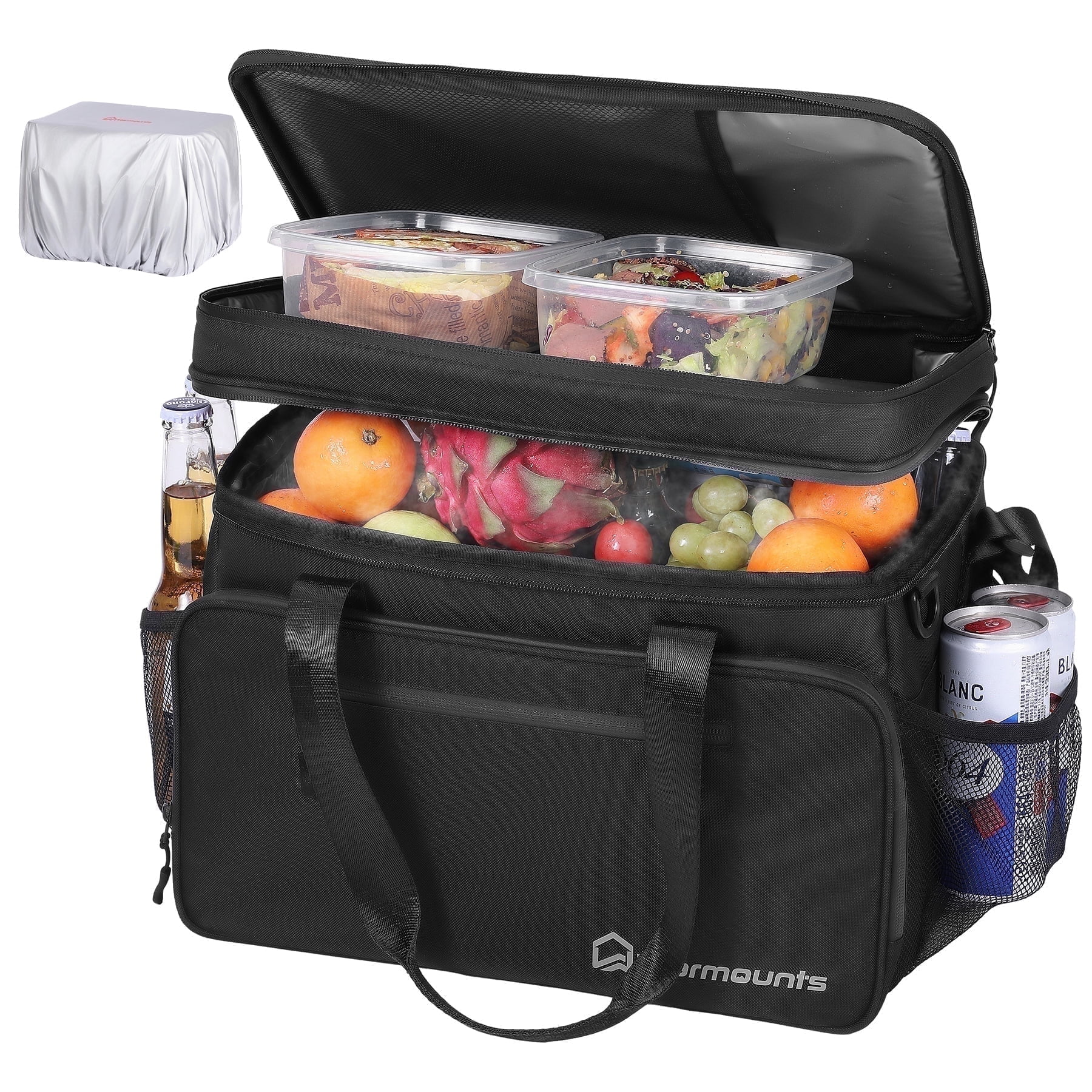 Warmounts Soft Cooler Bag 48 Cans Insulated Cooler with 20-Hour Cooling ...