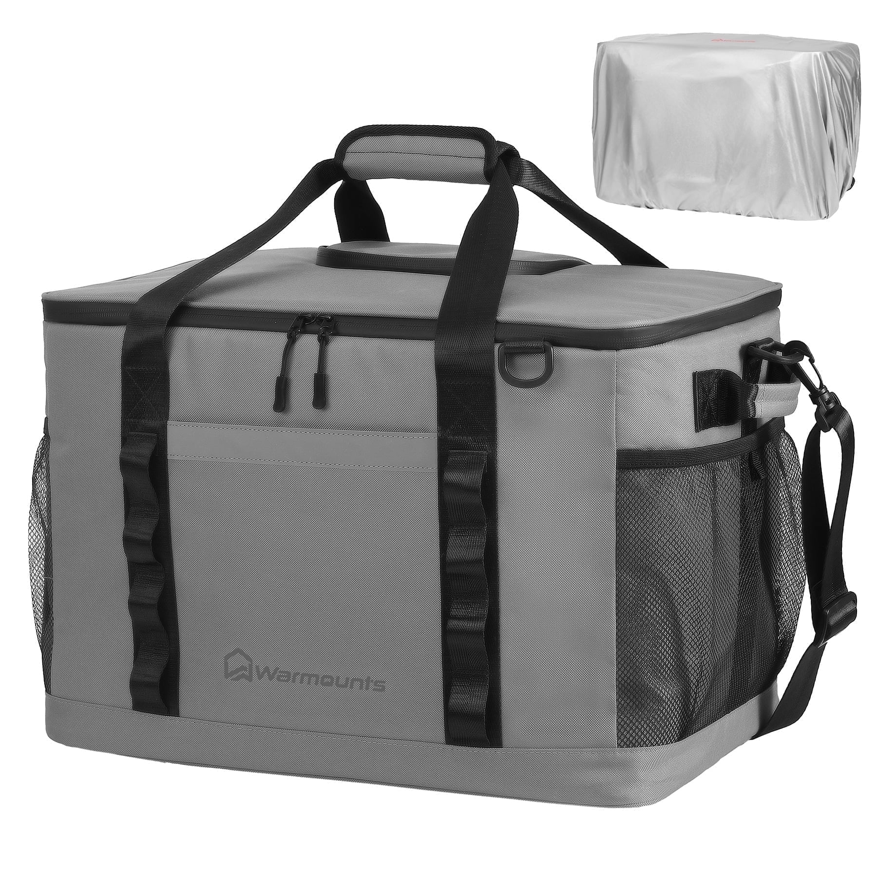 WARMOUNTS Traveling Insulated Cooler Bag, 75 Can Capacity, Portable ...