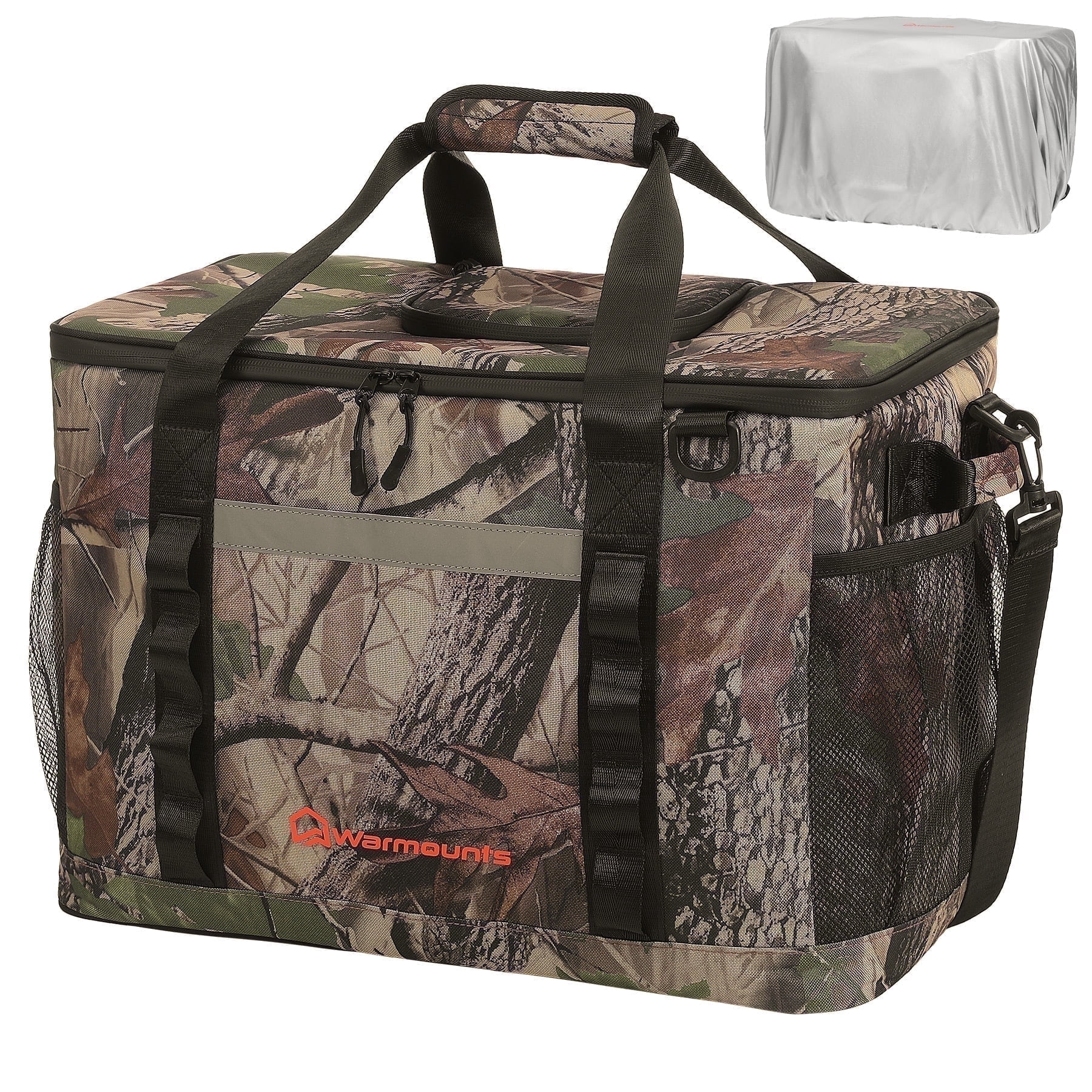 WARMOUNTS 75 Can Insulated Soft Side Ice Chest Cooler Bag with ...