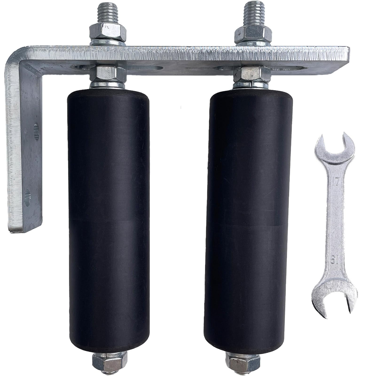 WARMWU Universal Slide Gate Guide Roller 6" L-Rear Post Bracket ...