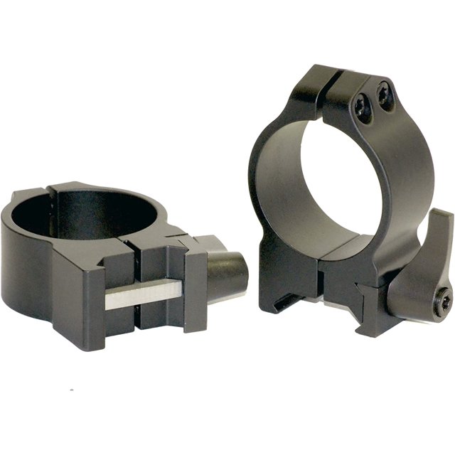 WARNE 214LM Maxima Quick Detach Scope Rings, Sintered Steel, Vertical ...