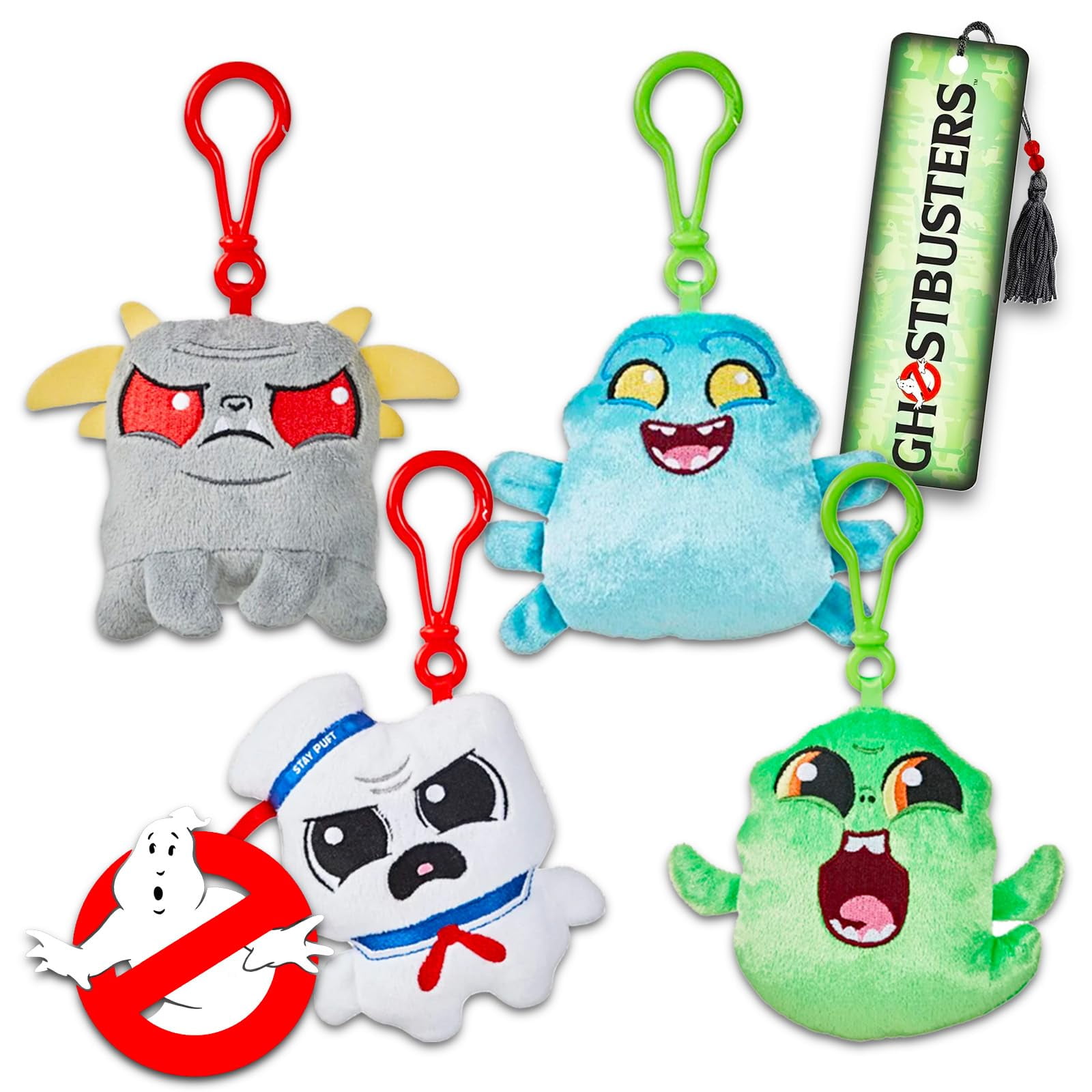 WARNER BROS PICTURES Ghostbusters IFF17 Plush Keychain Party Favors - 4 ...