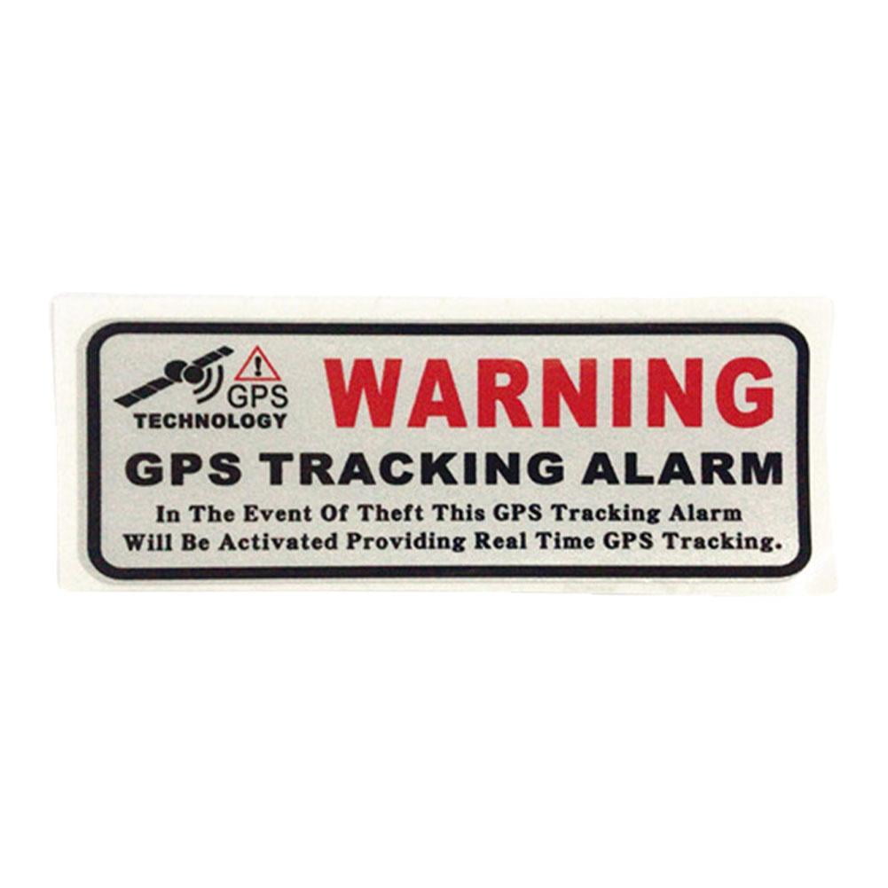 WARNING GPS Tracking System Active Sticker Sign Security Car Window ...