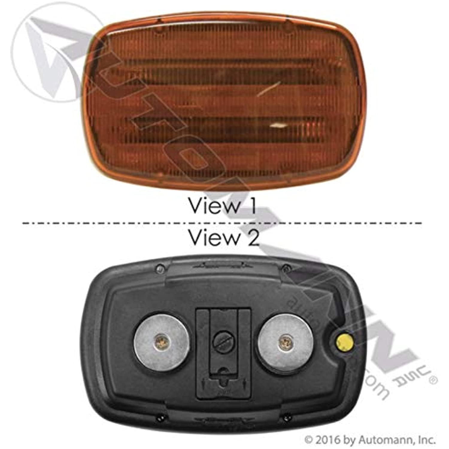 WARNING LIGHT LED MAGNETIC AMBER (AMBER) - Walmart.com